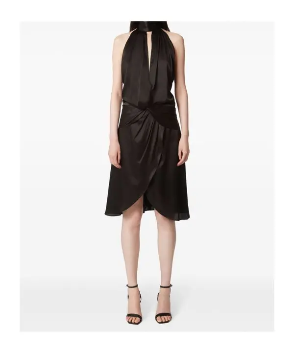 Nina Ricci Sleeveless Ruched Detailing Dress