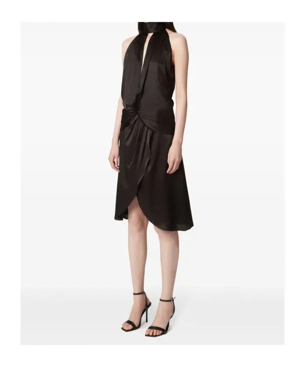 Nina Ricci Sleeveless Ruched Detailing Dress