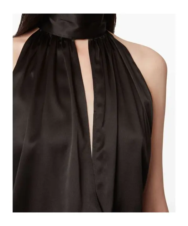 Nina Ricci Sleeveless Ruched Detailing Dress