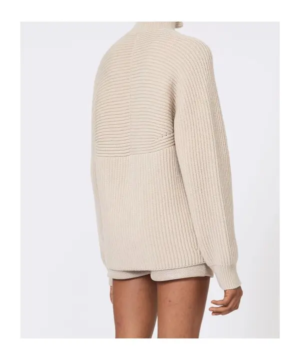 Max Mara Ribbed-knit High-neck Sweater