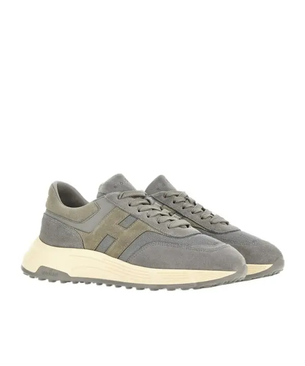 Hogan H-stripe Low-top Sneakers - Grey