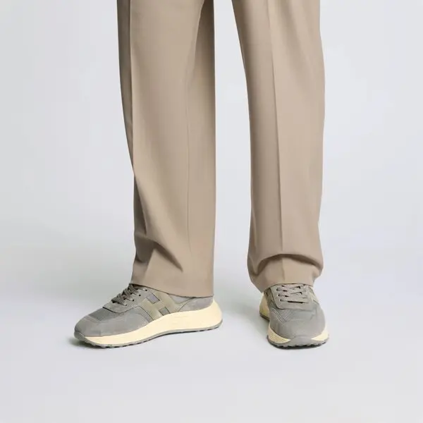 Hogan H-stripe Low-top Sneakers - Grey
