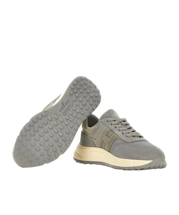 Hogan H-stripe Low-top Sneakers - Grey