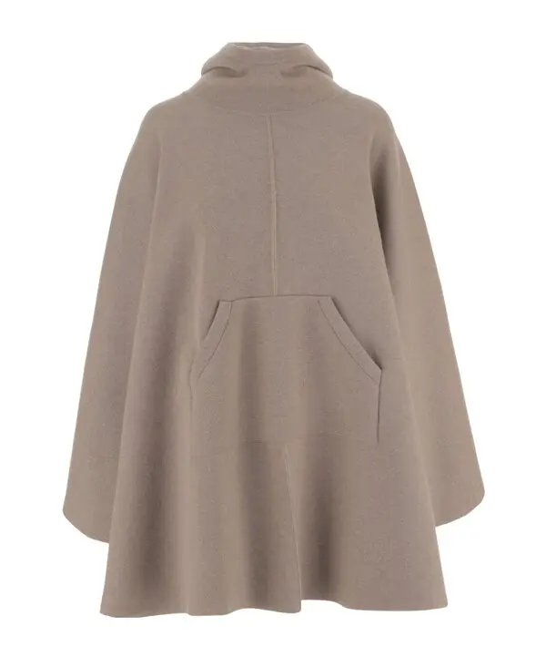 Bottega Veneta Hooded Cape - Nude