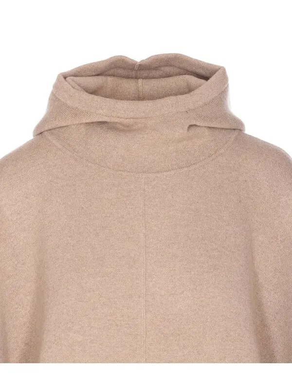 Bottega Veneta Hooded Cape - Nude