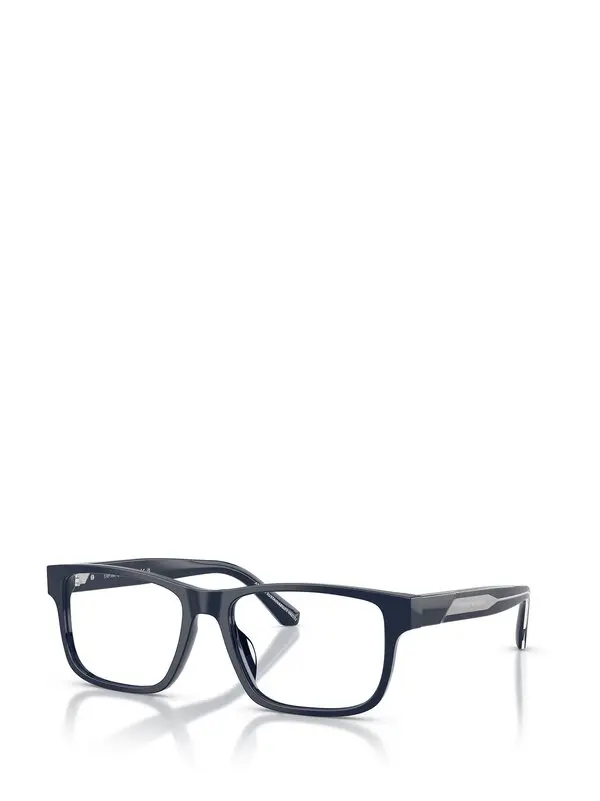 Emporio Armani Rectangle Frame Glasses - Gray