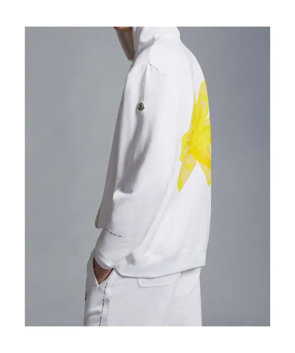 Moncler Floral Motif Hoodie