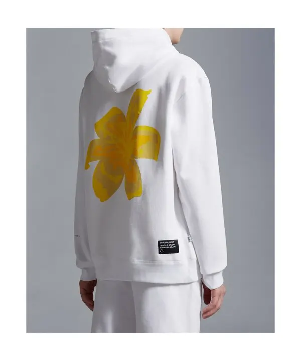 Moncler Floral Motif Hoodie