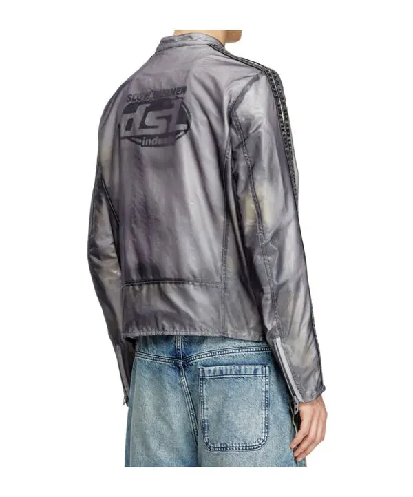 DIESEL® J-pop Bomber Jacket With Glossy Finish
