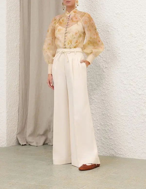 Zimmermann Crush Buttoned Blouse