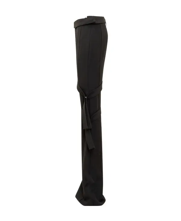 AMBUSH Strap-detail Mid-rise Flared Trousers