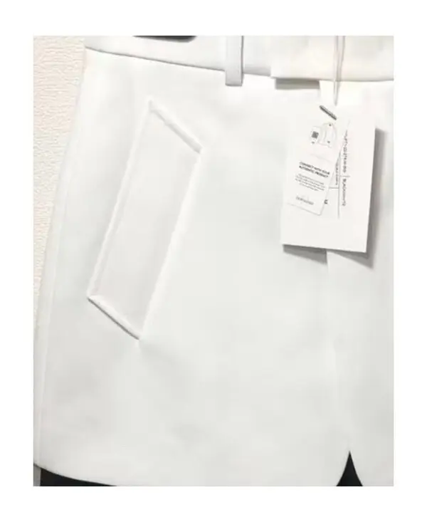 We11Done Paneled High-rise Shorts With Buckle Detail