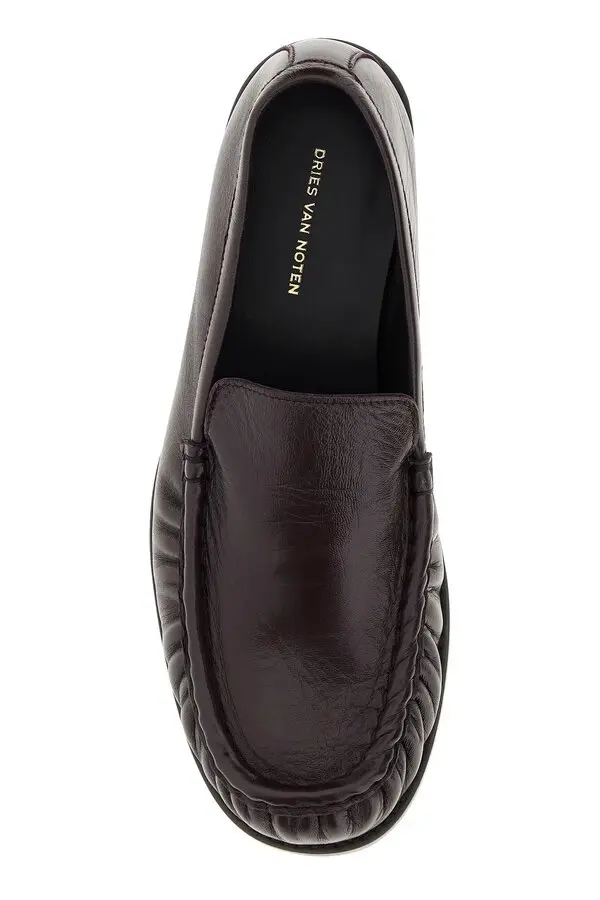 Dries Van Noten Round Toe Loafers