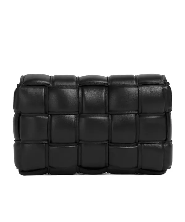 Bottega Veneta Padded Cassette Small Crossbody Bag - Black