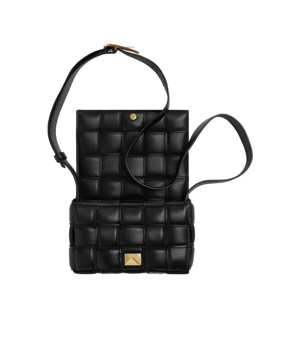 Bottega Veneta Padded Cassette Small Crossbody Bag - Black