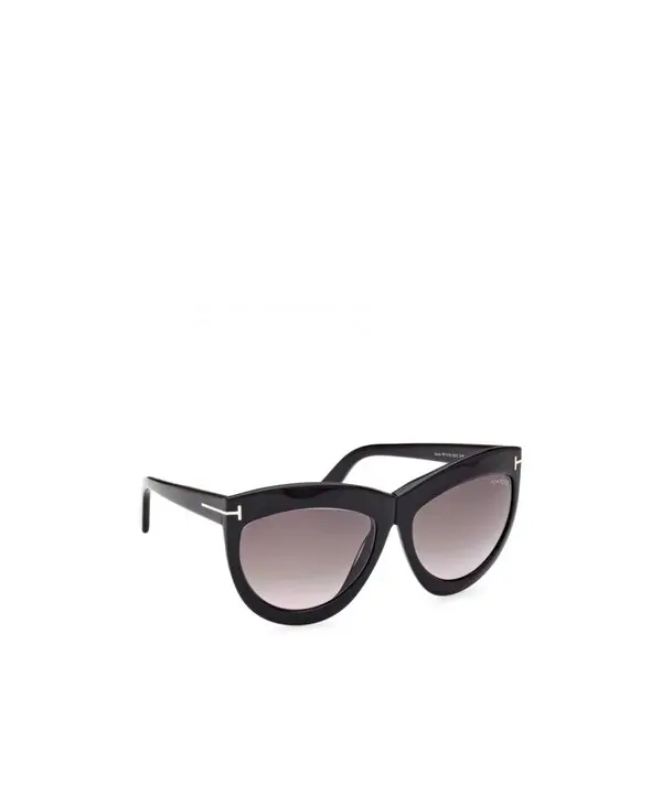 TOM FORD Cat Eye Full Rim Sunglasses - Gray