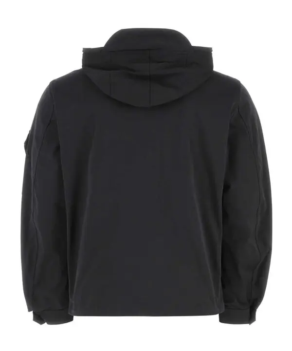 TEN C Long-sleeved Hooded Drawstring Jacket