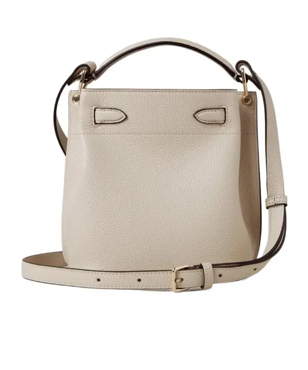 Mulberry Islington Turn Lock Bucket Bag - Chalk