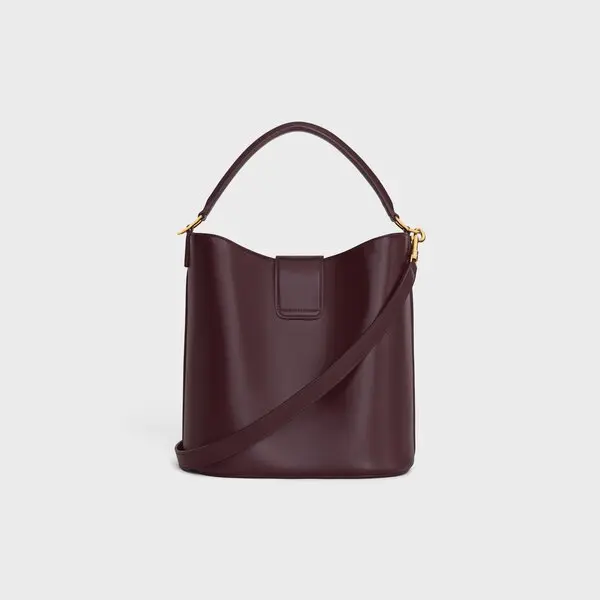 Celine Medium Bucket Bag In Smooth Calfskin - Red
