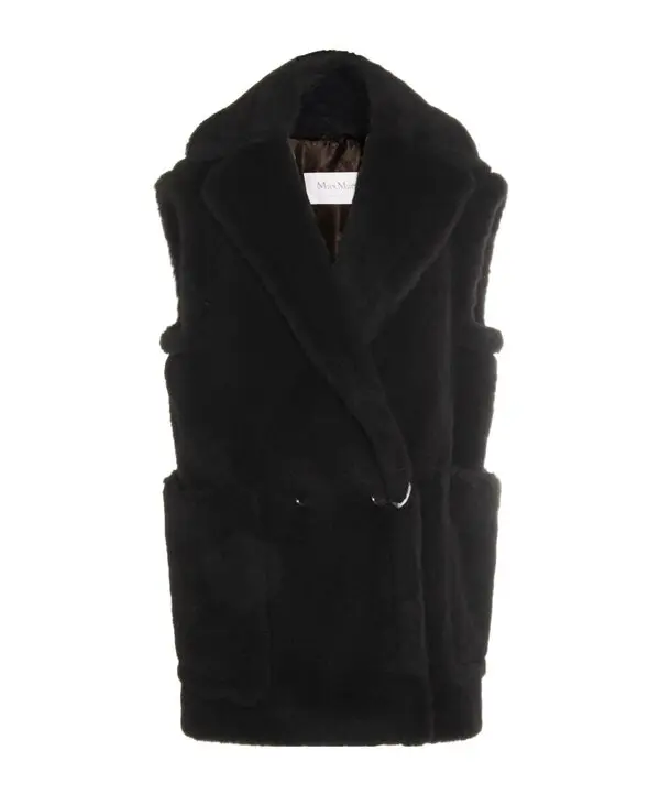 Max Mara Bormida Double-breasted Gilet - Black