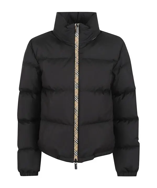 Burberry High-neck Puffer Jacket - Black