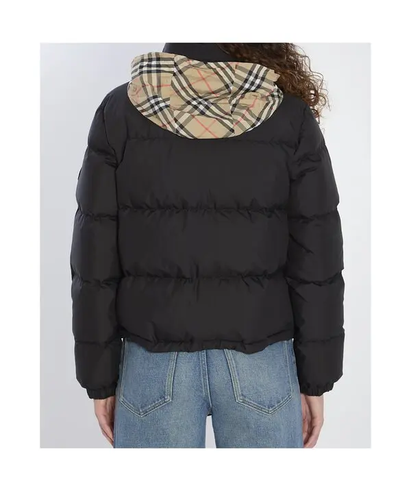 Burberry High-neck Puffer Jacket - Black