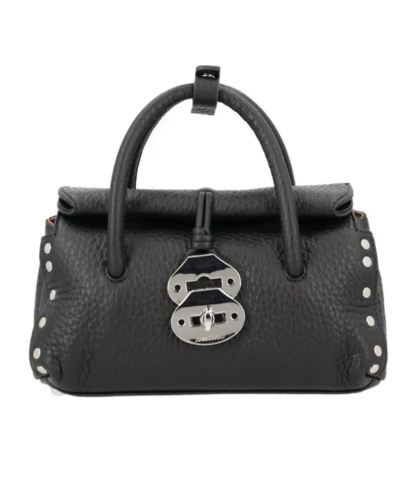 ZANELLATO Textured Mini Shoulder Bag - Black