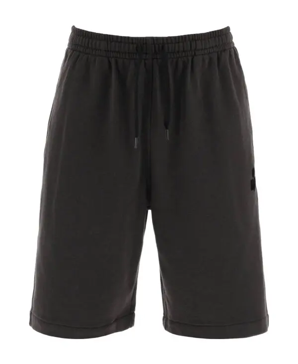Isabel Marant Étoile Mahelo Logo Printed Drawstring Shorts