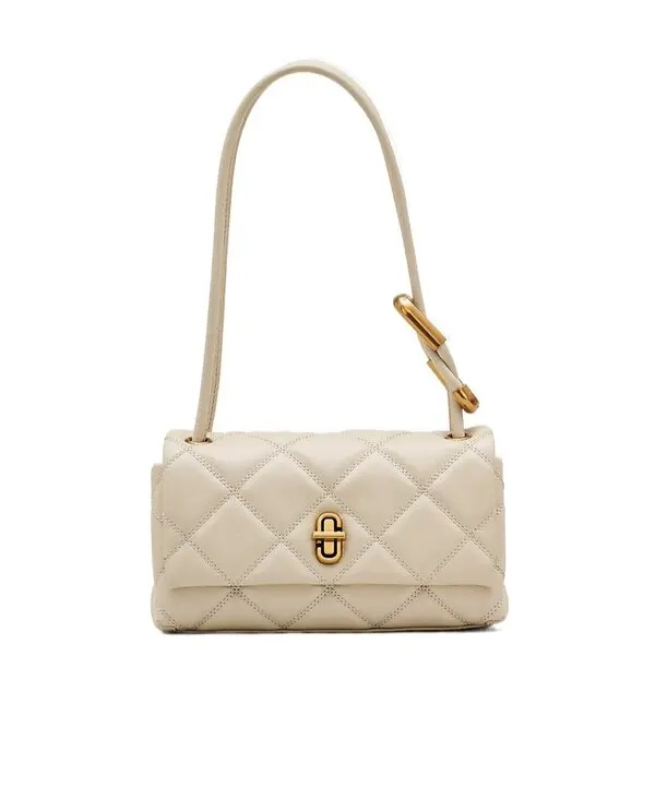 Marc Jacobs Quilted Mini Dual Shoulder Bag - Cloud White