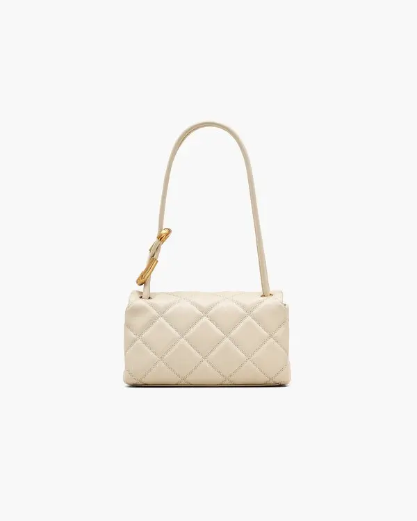 Marc Jacobs Quilted Mini Dual Shoulder Bag - Clouds White