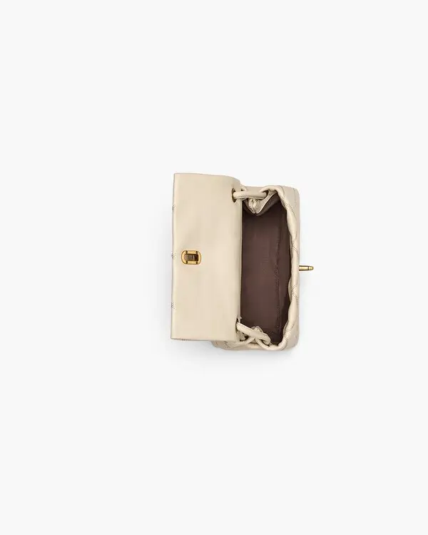 Marc Jacobs Quilted Mini Dual Shoulder Bag - Clouds White
