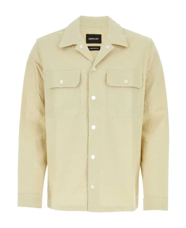 Howlin' Long-sleeved Button-up Shirt - Nude