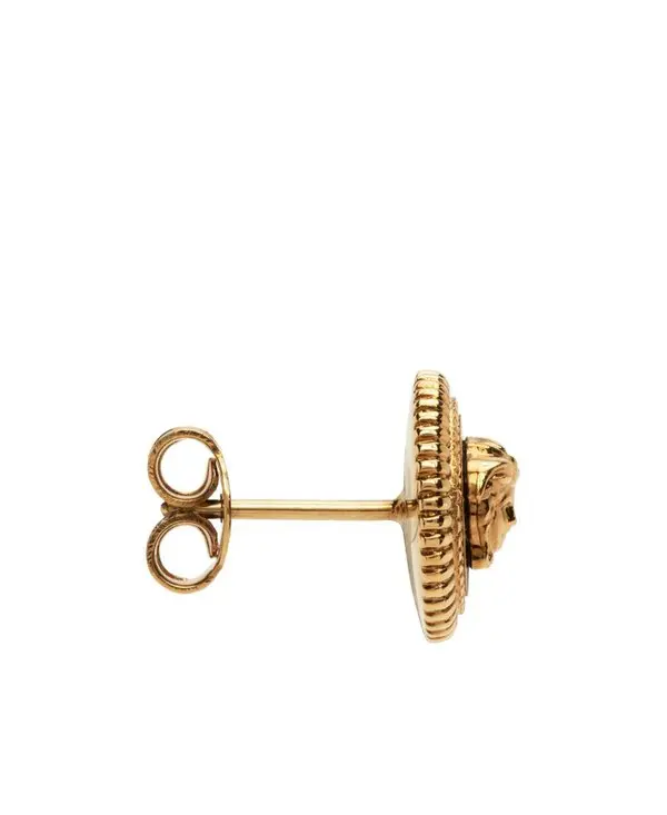 Versace Medusa Stud Earrings - Yellow