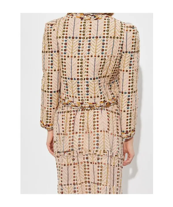 Isabel Marant Étoile Christy Jacket With Geometric Floral Pattern