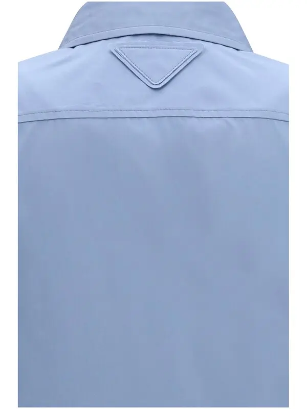 Prada Cotton Poplin Shirt - Pilot Blue