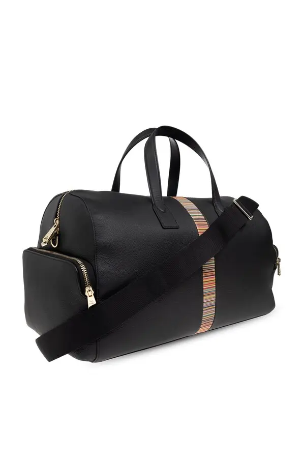 Paul Smith Zipped Holdall With Stripe Detailing