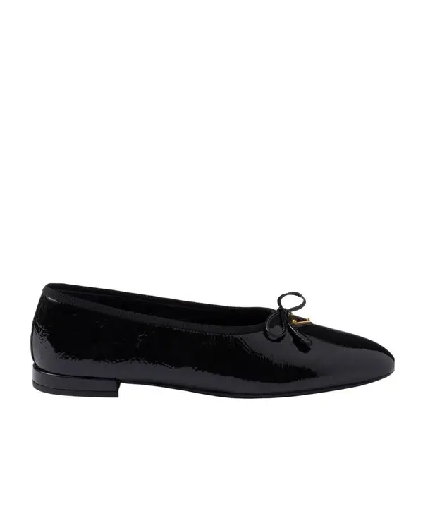 Prada Almond-toe Ballerina Flats