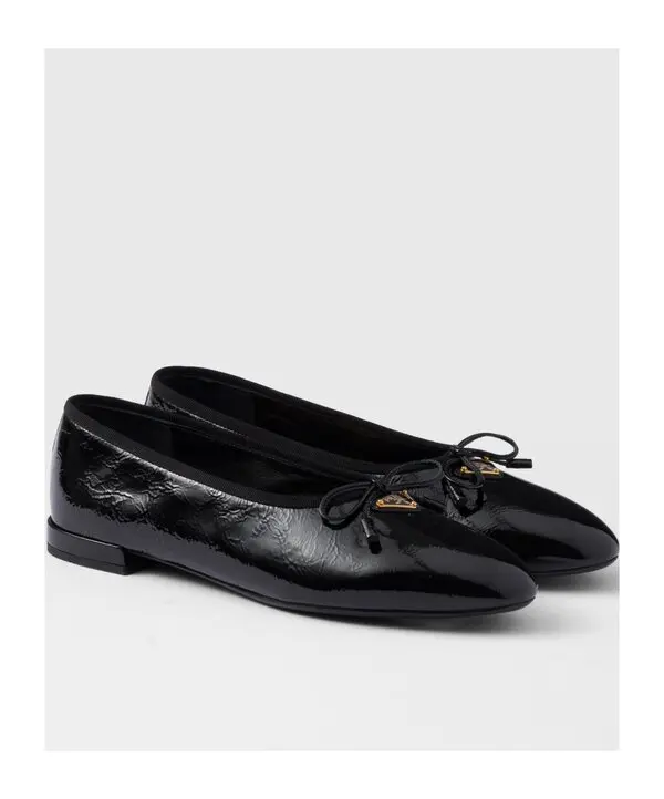 Prada Almond-toe Ballerina Flats