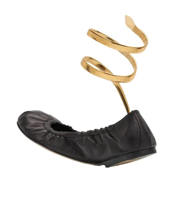Rene Caovilla Embellished Ballerina Flats