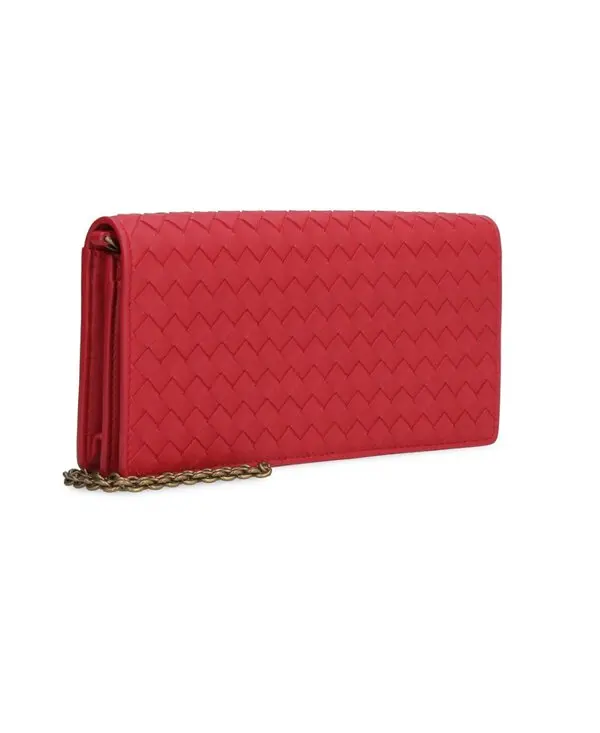 Bottega Veneta Checkered Flip Shoulder Bag