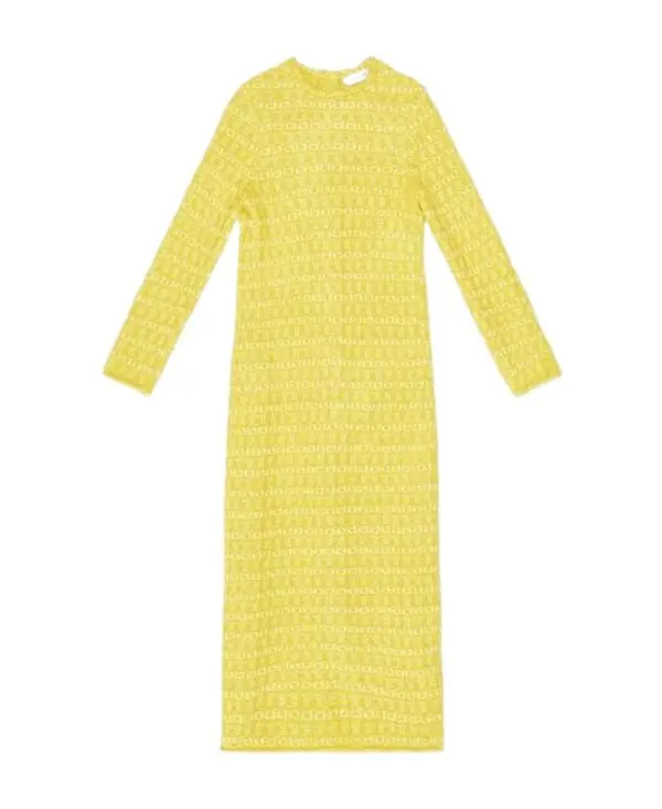 Balenciaga Tweed Midi Dress