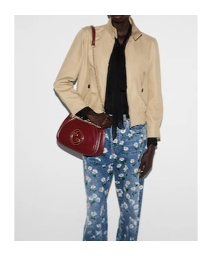 Gucci Blondie Small Shoulder Bag - Encore Red