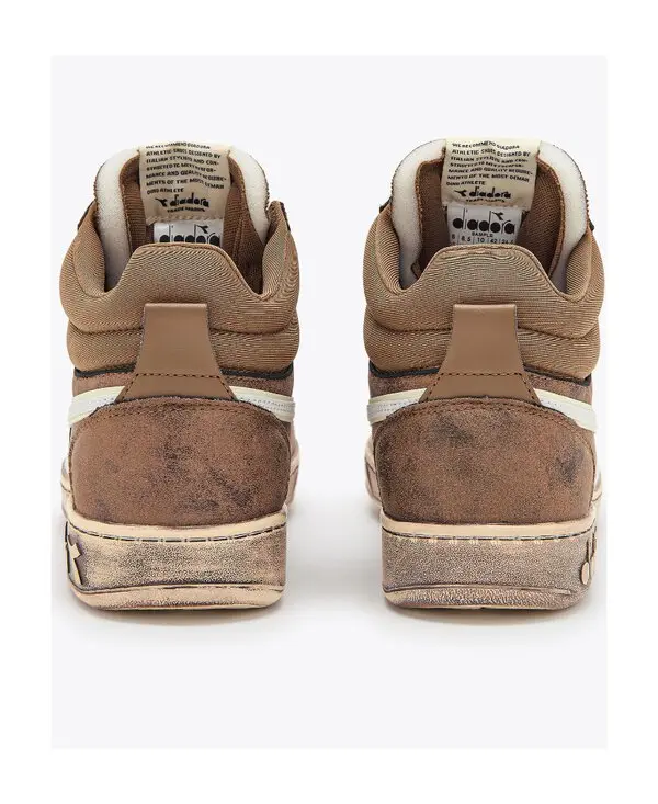 DIADORA Logo High-top Sneakers - Brown
