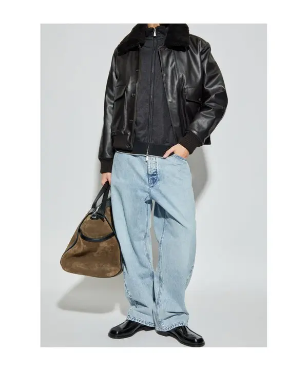 Eleventy Stand Collar Knitwear With Two-way Zipper And Metal Details - Grey