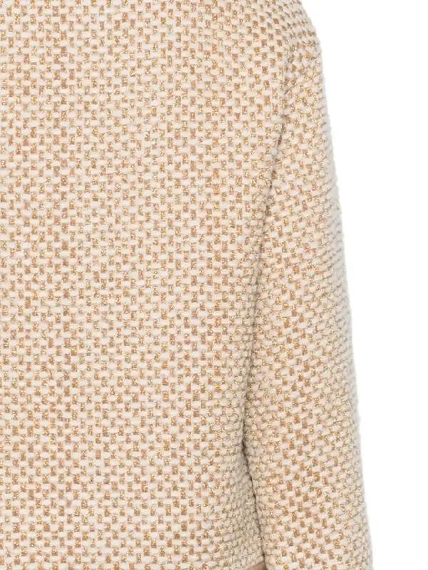 FORTE_FORTE Textured Boucléwool Tweed Jacket - Bai