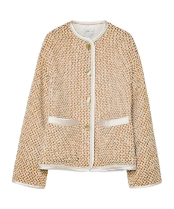 FORTE_FORTE Textured Boucléwool Tweed Jacket