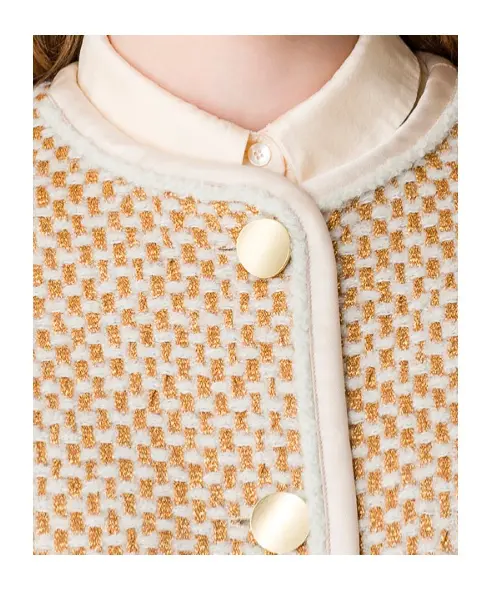 FORTE_FORTE Textured Boucléwool Tweed Jacket