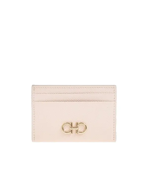 FERRAGAMO Leather Cardholder - Pink