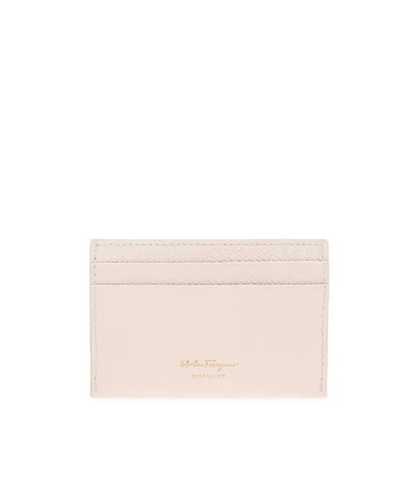 FERRAGAMO Leather Cardholder - Pink