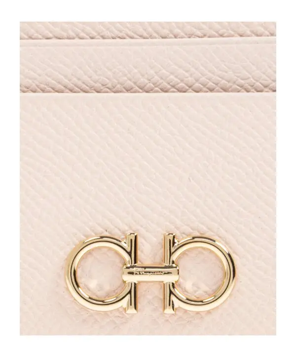 FERRAGAMO Leather Cardholder - Pink